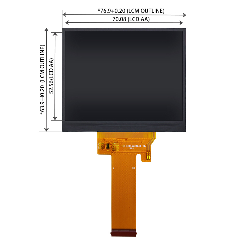 3.5-inch LCD screen 640×480 MIPI interface 3.5-inch TFT-LCD liquid ...