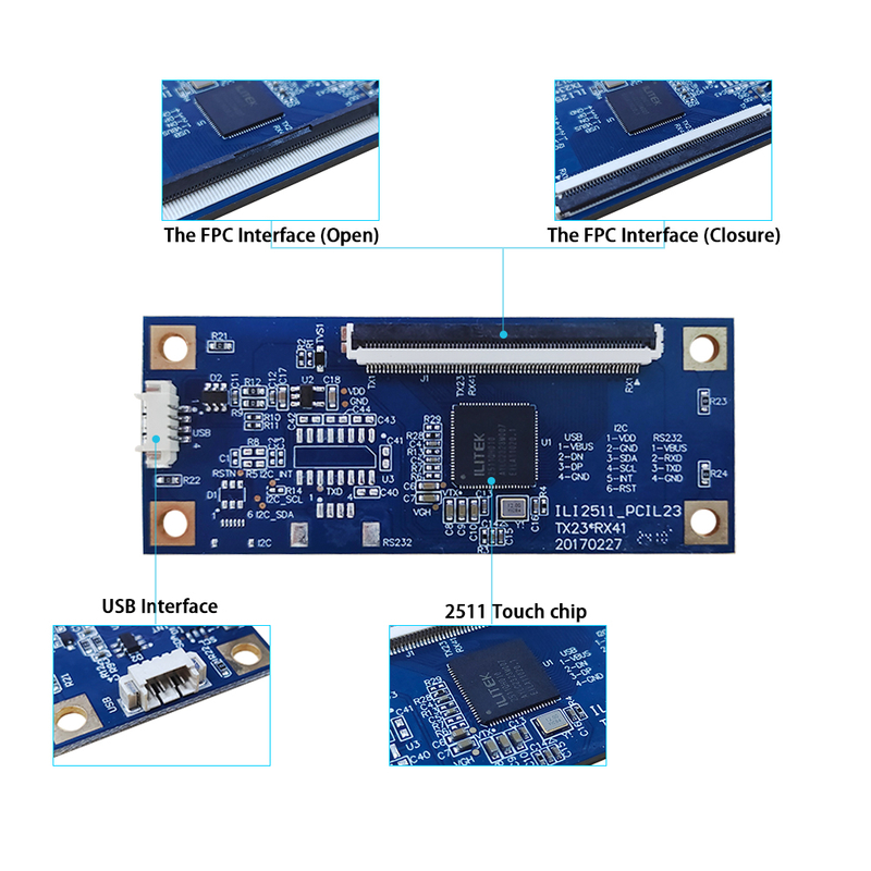 Multi-Touch Controller PCAP Capacitive Touch Screen Controller Board-ILI2511 from China ...