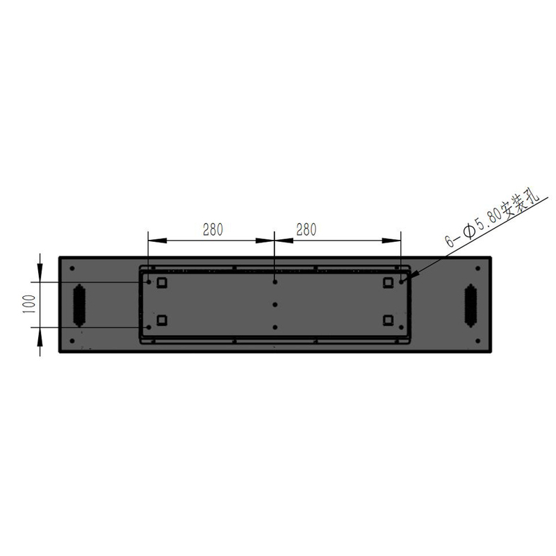 36.8 inch Ultra-Slim Strip Screen All-in-One LED Advertising Display ...
